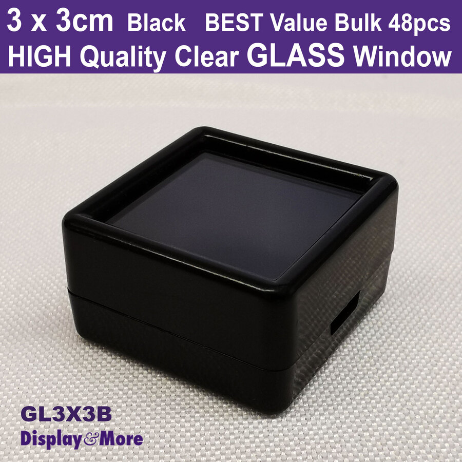 Gemstone Case GEM Box Opal Display | 48pcs | New HIGH Quality Clear ...