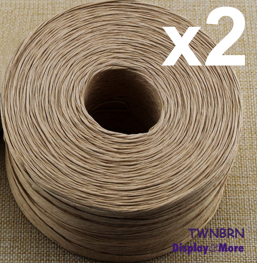 Paper Twine String CRAFT Gift Wrap | 2 Rolls x 600 Metres BULK | AUSSIE ...